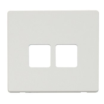 Click Definity Twin RJ11 Telephone Outlet Cover Plate | UKES