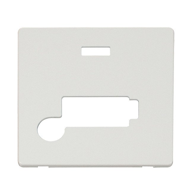 Click Definity Metal White 13A Lockable Fused Connection Unit with Flex ...