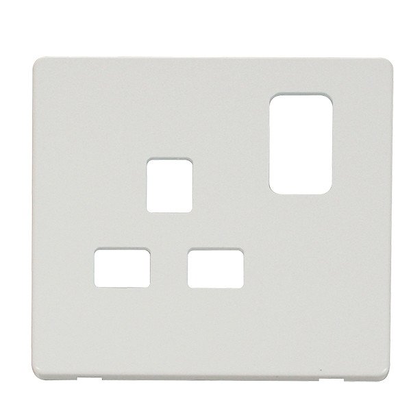 Click UK 1 Gang 13A Switched Socket Outlet Cover Plate | UKES